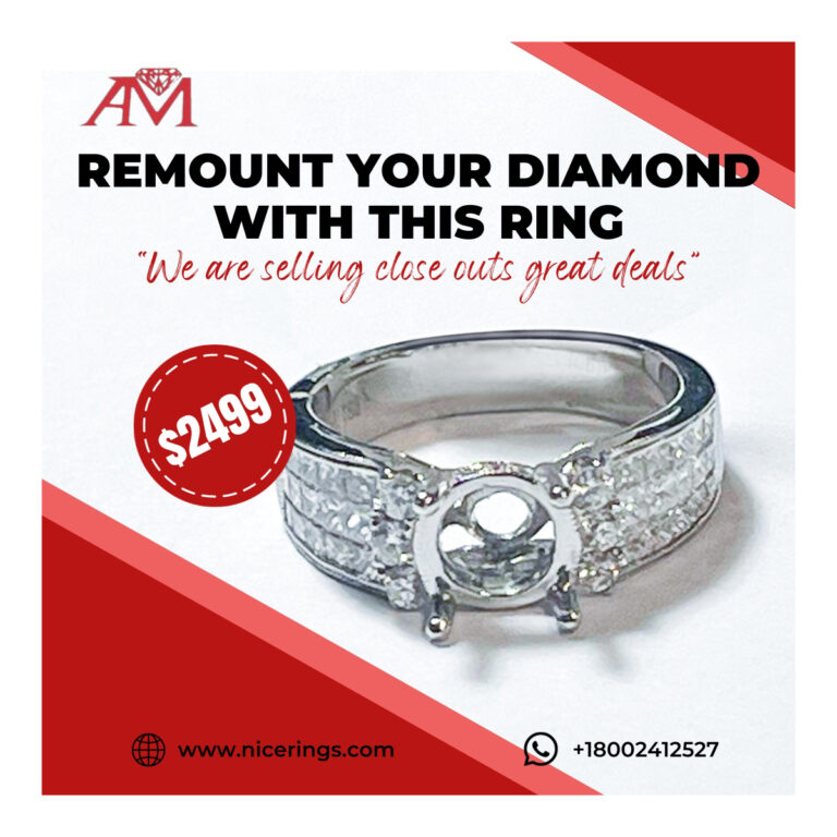 REMOUNT YOUR DIAMOND WITH THIS ENGAGEMENT RING And It Is Available In ...